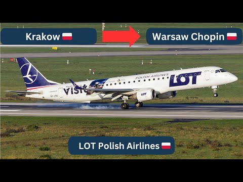 TRIP REPORT | LOT Polish Airlines (ECONOMY) | Krakow - Warsaw | Embraer E195