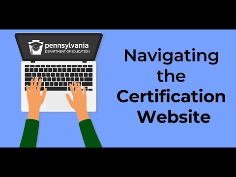 Navigating the Pennsylvania Department of Education Certification Website