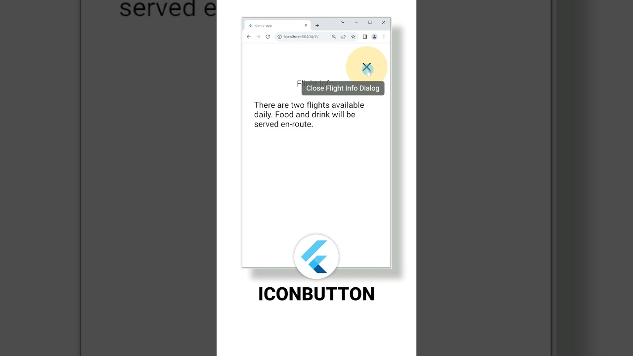 IconButton widget in Flutter - quick tutorial.