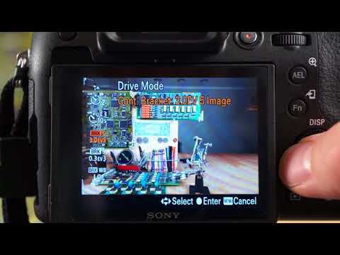 Sony RX10 IV - Drive Modes, Self-timer, & Bracket Settings