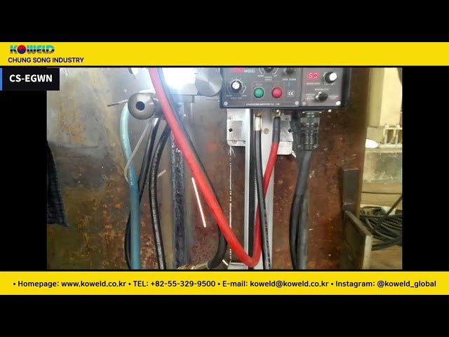 CS-EGWN Butt Weaving welder for vertical up, 25mm-ONE PASS | Product video | KOWELD