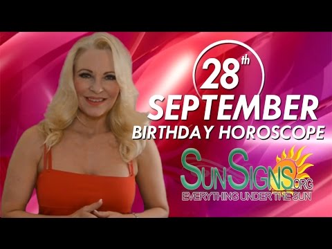 September 28th Zodiac Horoscope Birthday Personality - Libra - Part 1