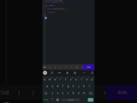C++ Compiler App #shorts