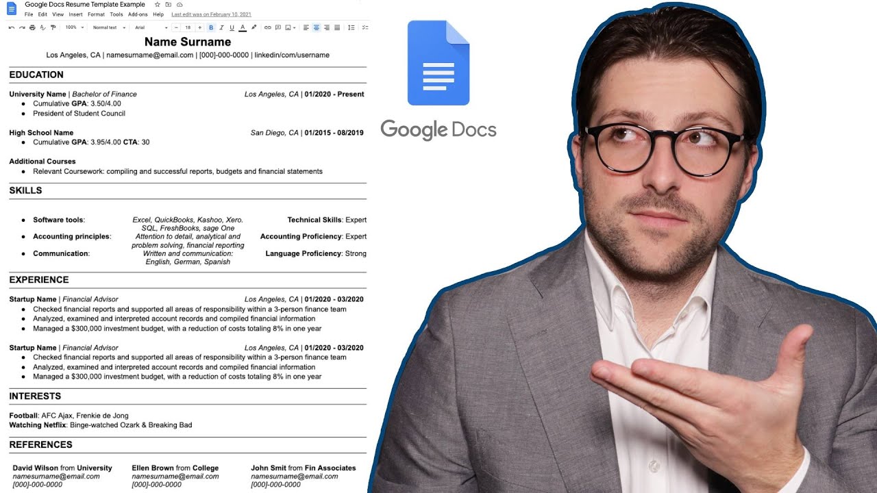 How To Make a Free Resume Template In Google Docs (2026)