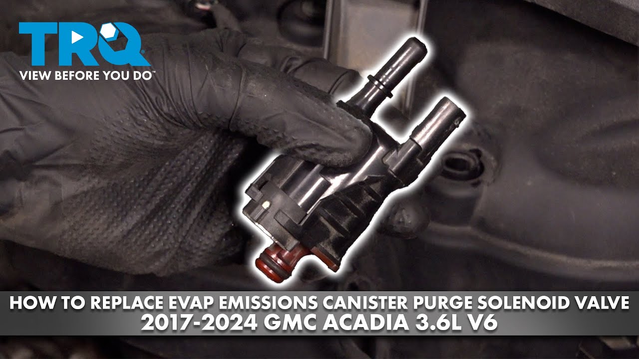 How to Replace EVAP Emissions Canister Purge Solenoid Valve 2017-2024 GMC Acadia 3.6L V6
