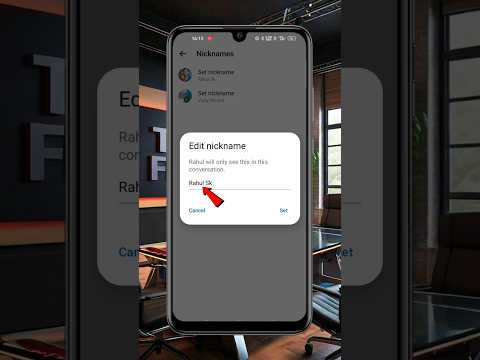 Facebook Messenger Nick Name Change | How To Set Nick Name On Messenger #shorts #techfrack
