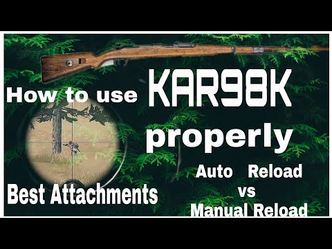 How to use Kar98K in PUBG Mobile | Best Attachments for Kar98K
