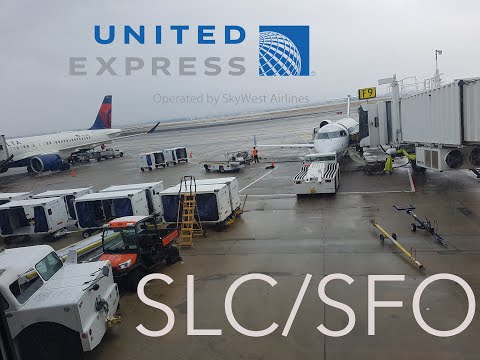 United Express | Salt Lake City to San Francisco | Operated by Skywest Airlines | CRJ700 | Economy