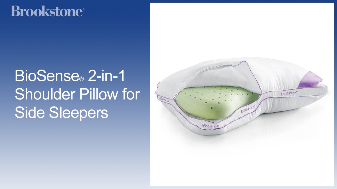 BioSense® 2-in-1 Shoulder Pillow for Side Sleepers