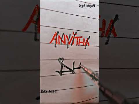 Anvitha name logo brand #logo#logomaking#ytshorts#viralshorts#uniquelogo#logomaking#by#DarMahi💞💫🤗