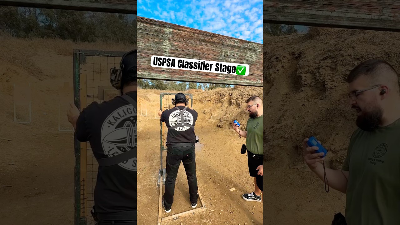 USPSA Classifier Stage…. All Alphas #ipscshooting #ipsc #ipscstudy #uspsacarryoptics #uspsamaster