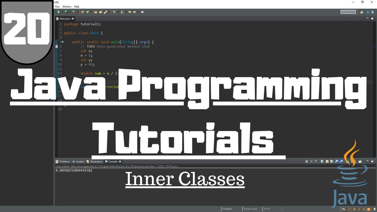Java Tutorial for Beginners #20 - Inner Classes