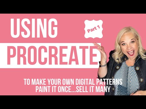 Introduction To Procreate & Creating Your Own Digital Patterns, SVG Files, and more.