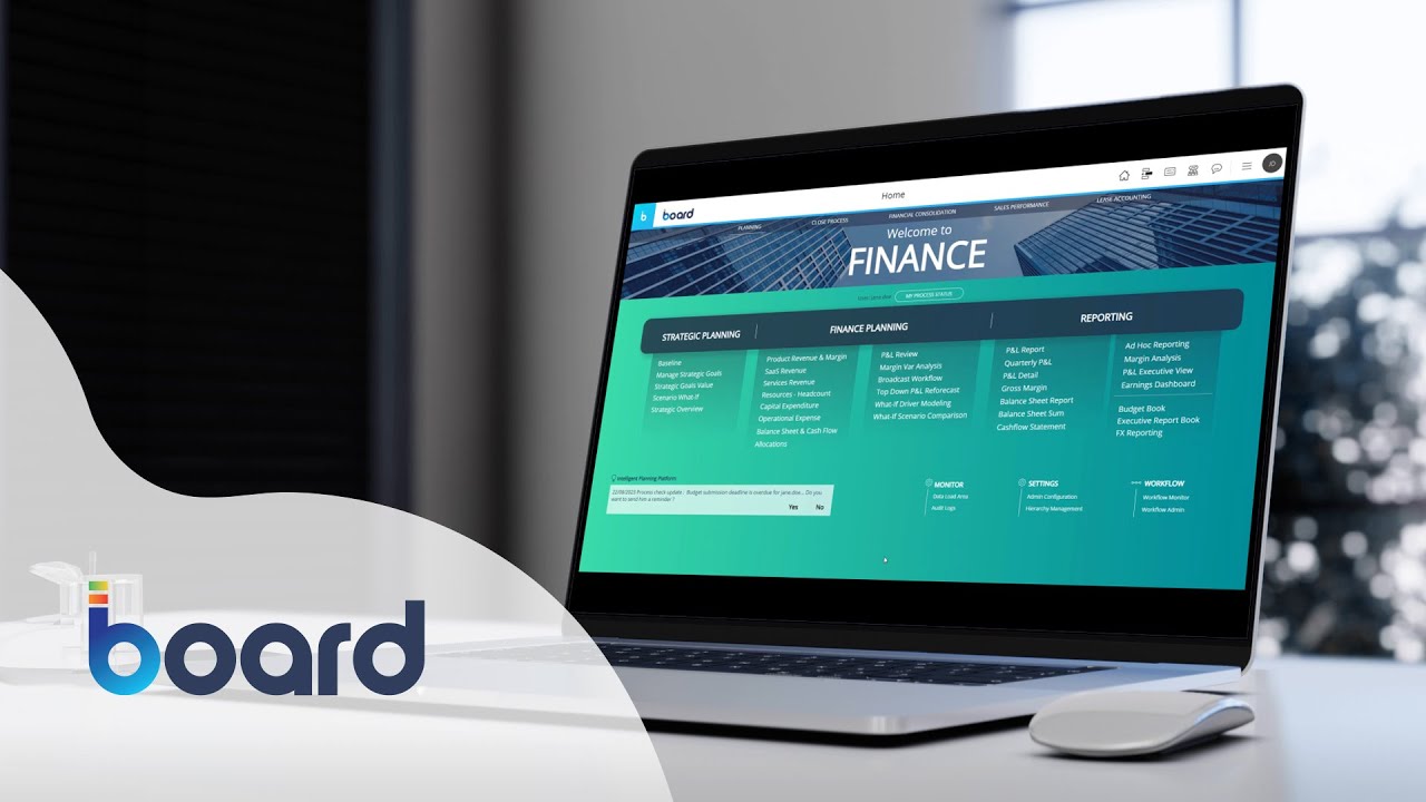 Enterprise Financial Planning with Board