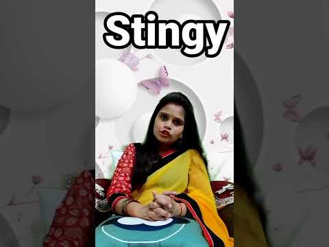 Stingy | Stingy meaning in hindi | Stingy ko hindi me kya bolte hai | #shorts #short #englishwiser