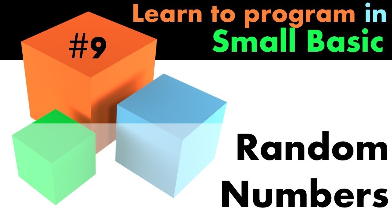 #9 Learn Small Basic Programming - Random Numbers