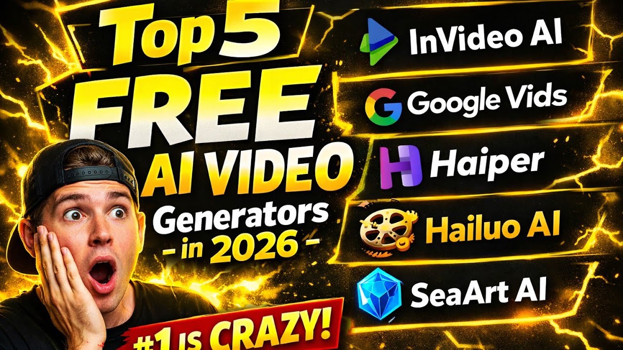 Top 5 FREE AI Video Generators in 2026 (Tested & Ranked)