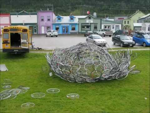 Bike Dome - See This Geodesic Dome Made from Bicycle Parts