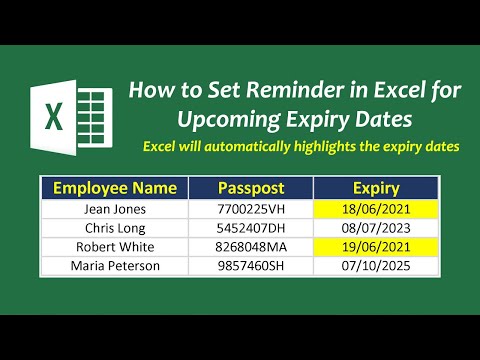 Excel Essentials: Highlight Due and Expiration Dates with Conditional ...