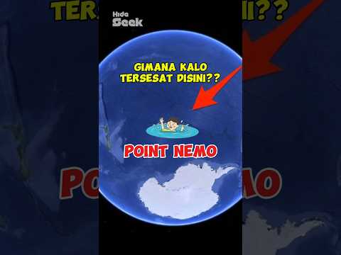 Point Nemo: Tempat Paling Terpencil di Bumi! Jauh dari Manusia, Dekat dengan Luar Angkasa! #shorts