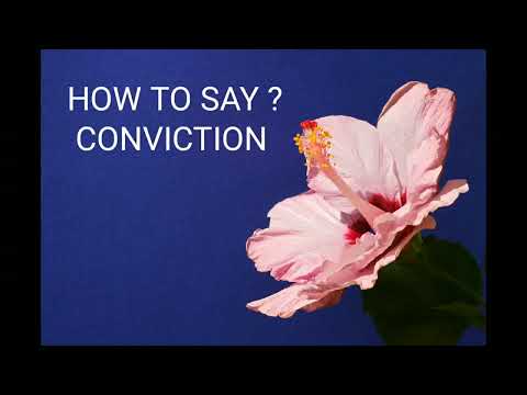 @English Labs2730 II HOW TO PRONOUNCE CONVICTION ? ( CORRECTLY ) 🌹 BELIEF, NOTION, STRONG OPINION