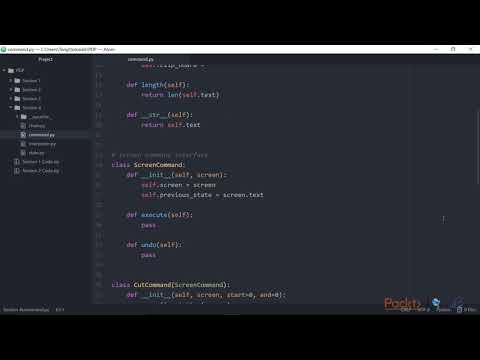 Learn Python Design Patterns Command | packtpub com - Mind Luster