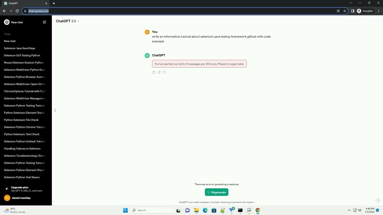 selenium java testng framework github