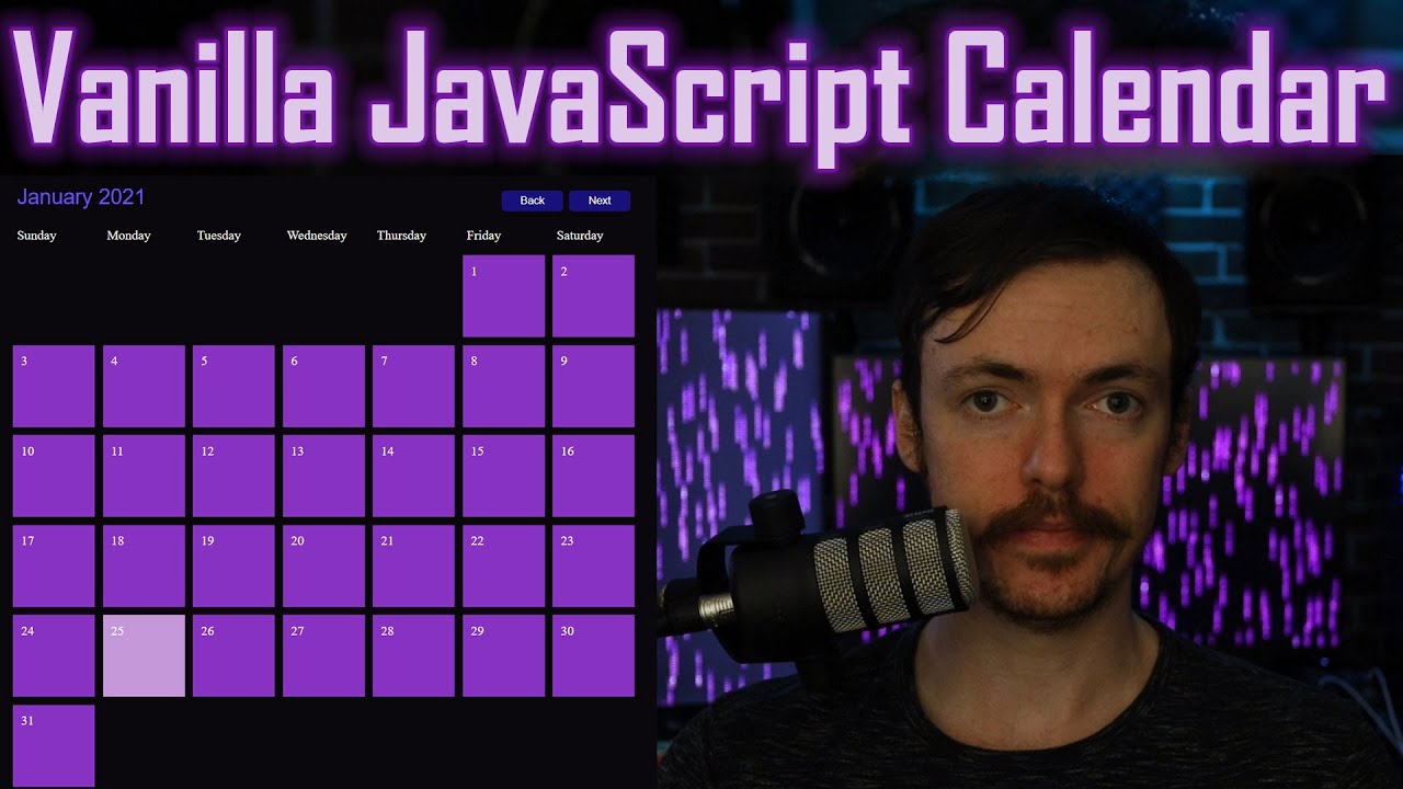 Coding A Calendar App In Plain JavaScript