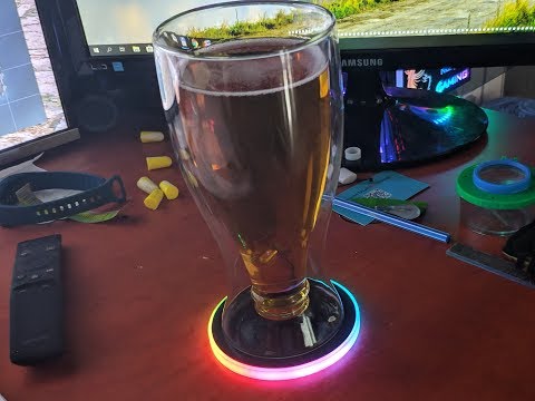RGB LED Coaster by sotiocsi - Thingiverse