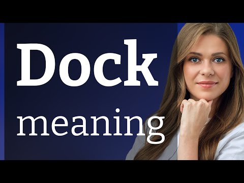 Exploring the Different Meanings of "Dock"