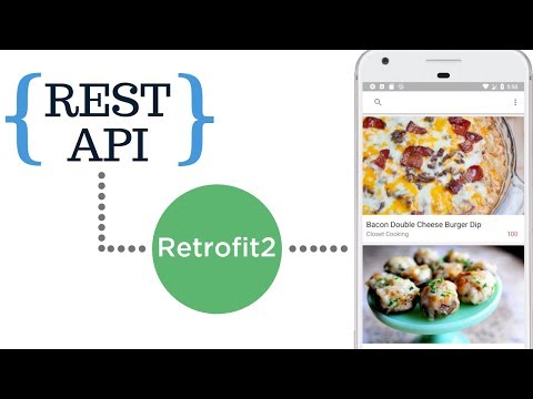 Learn Database Cache MVVM Retrofit REST API course demo - Mind Luster
