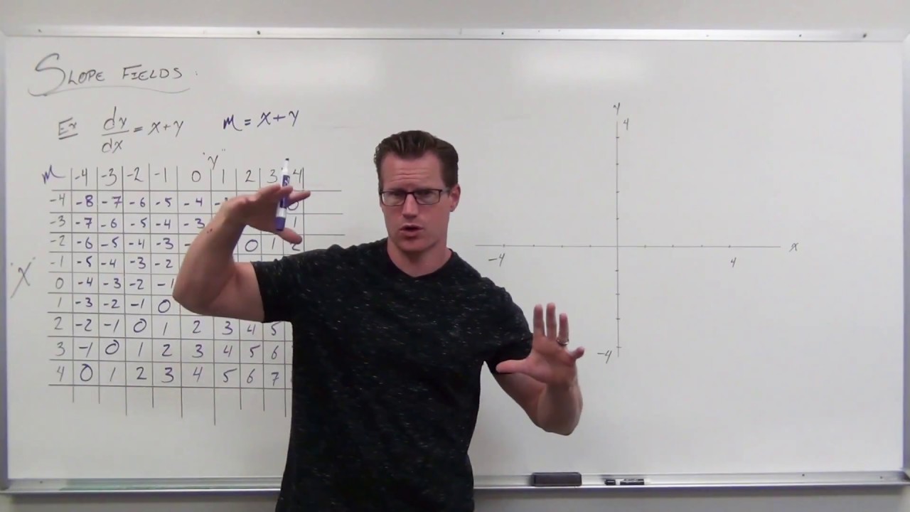 Introduction to Slope Fields (Differential Equations 9)