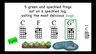 Five Little Speckled Frogs Ukulele Watch HD Mp4 Video Download Free
