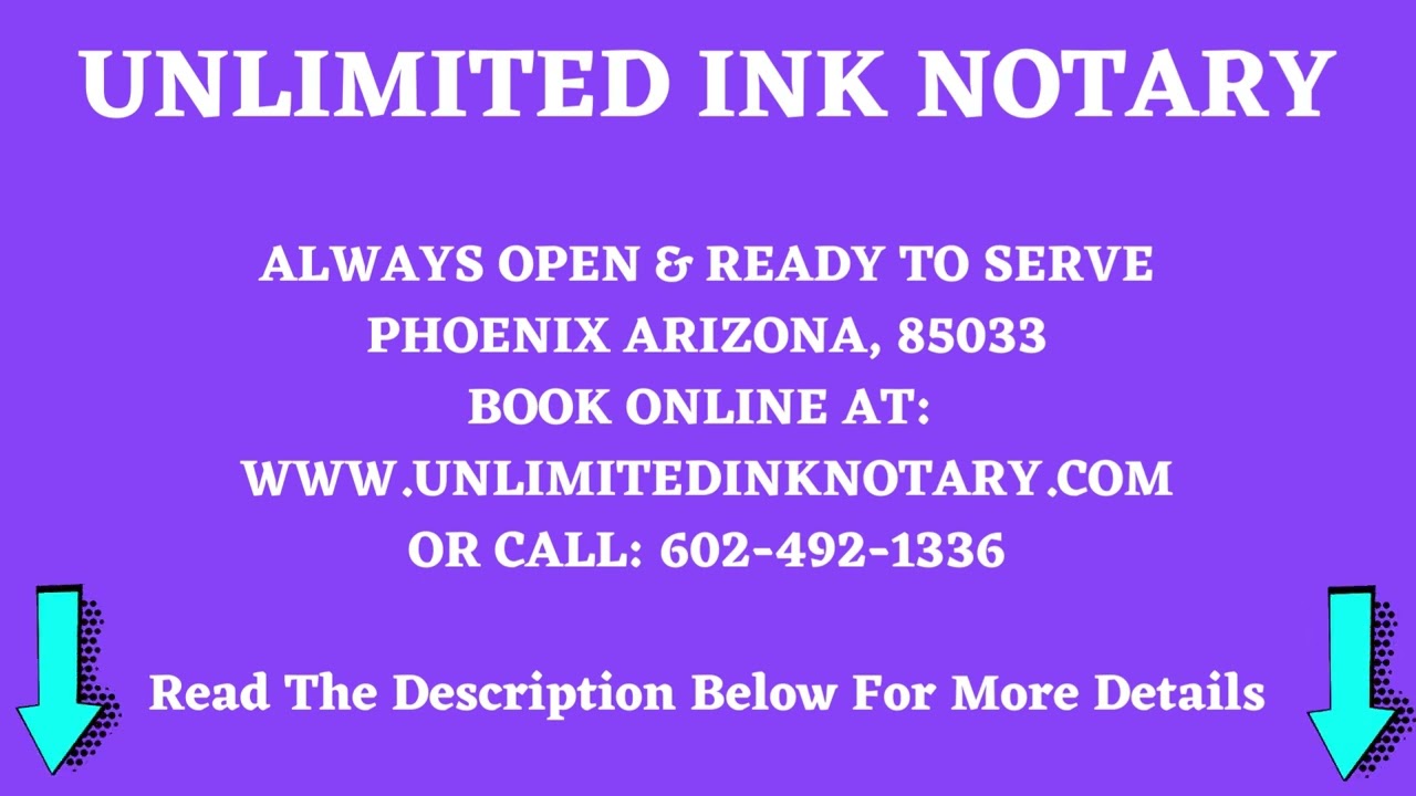 Phoenix Arizona Notary Public Near Me 85033- We'll help you find the best Notary Public near you!