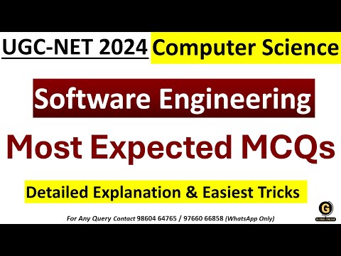 Software Engineering Important MCQs - 1 Video Lecture - Crash Course