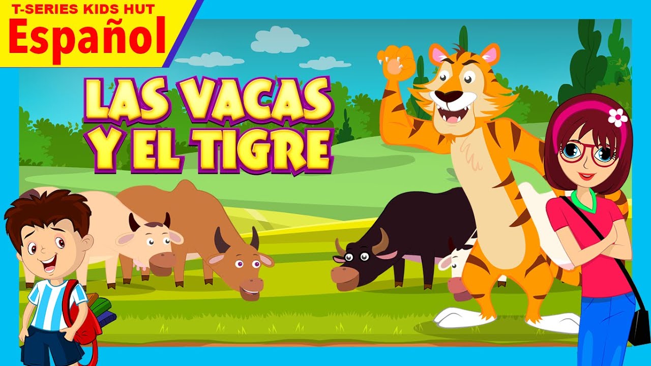 Las Vacas Y El Tigre | Cuento Infantil | Cuentos Para Dormir Para Niños | Historia Española