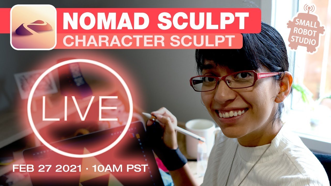 [LIVE] Character Sculpt in Nomad Sculpt