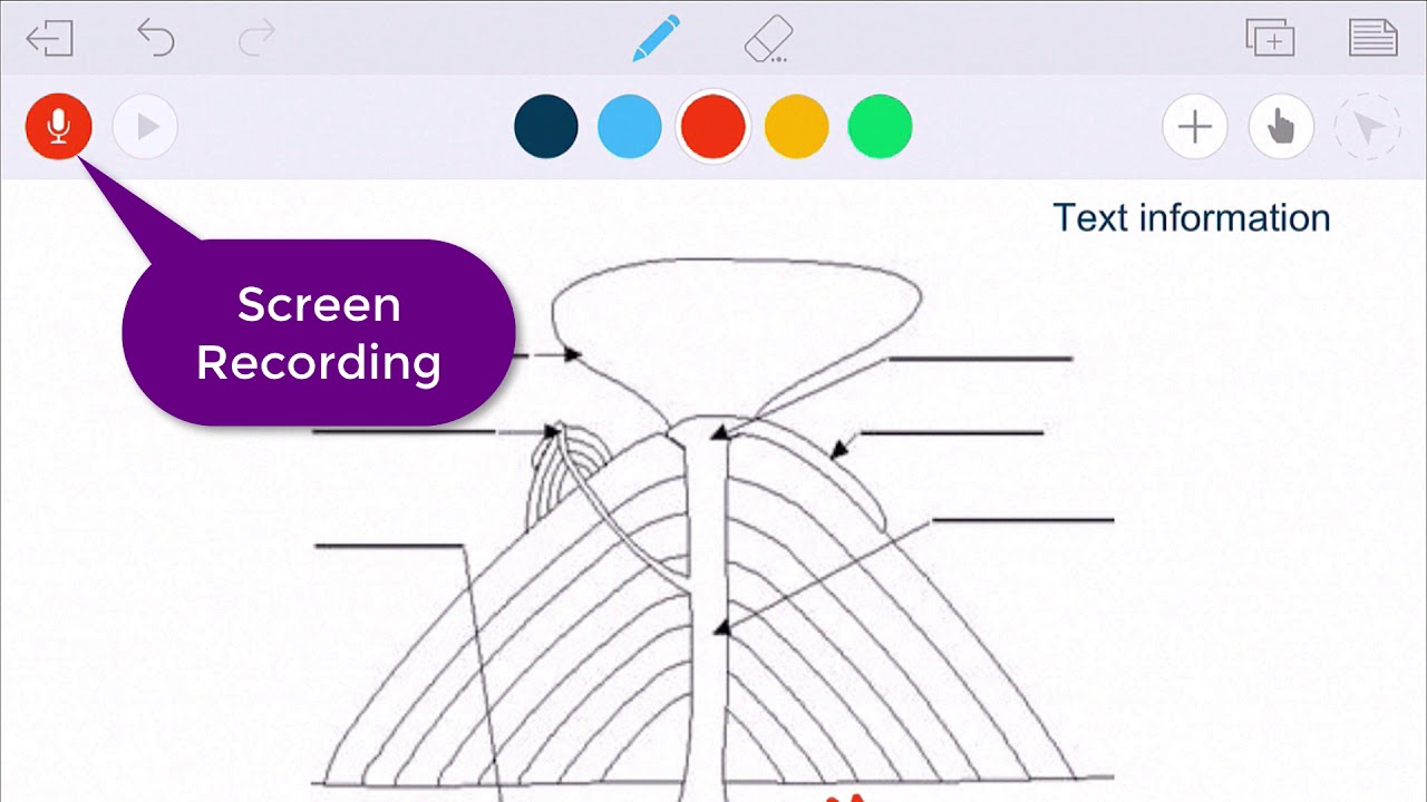How to use the app Educreations