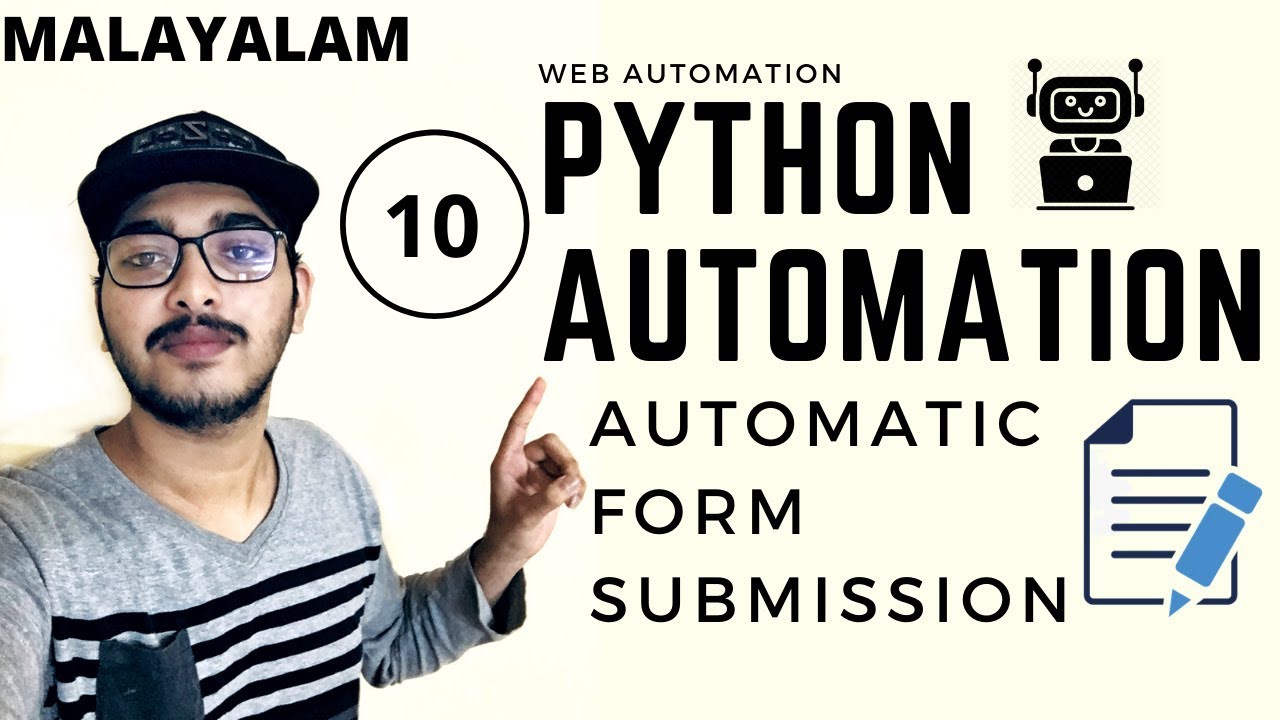 Python Malayalam | Part 10 : Automatic Form Submission using Python | Python Selenium Web Automation