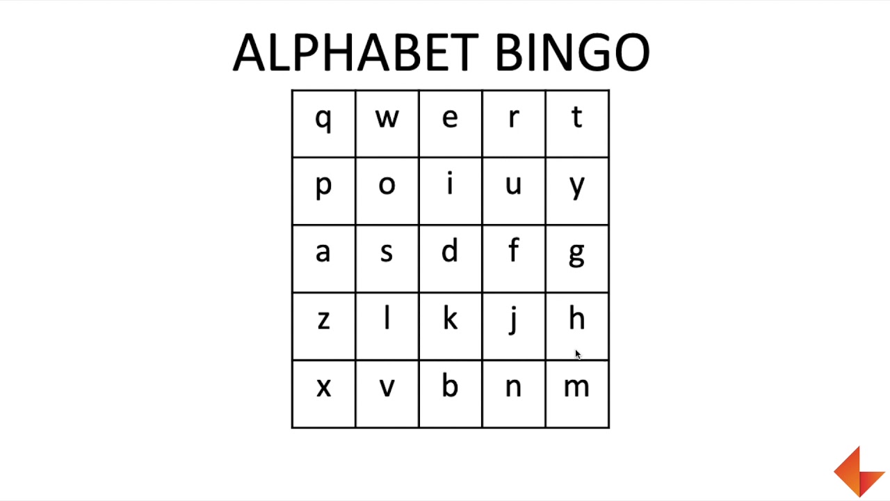 Alphabet Bingo Game | English