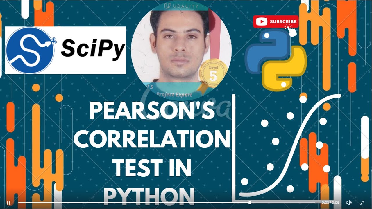 Python pearson correlation