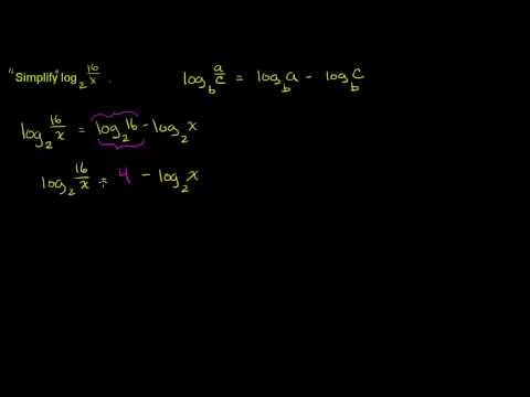 Difference of Logarithms with Same Base | Safe Videos for Kids