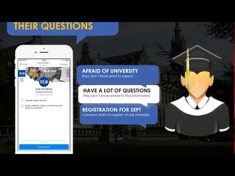 Theodore, ULB's virtual assistant, helps you on Facebook Messenger (chatbot) - Mixx Awards 2017
