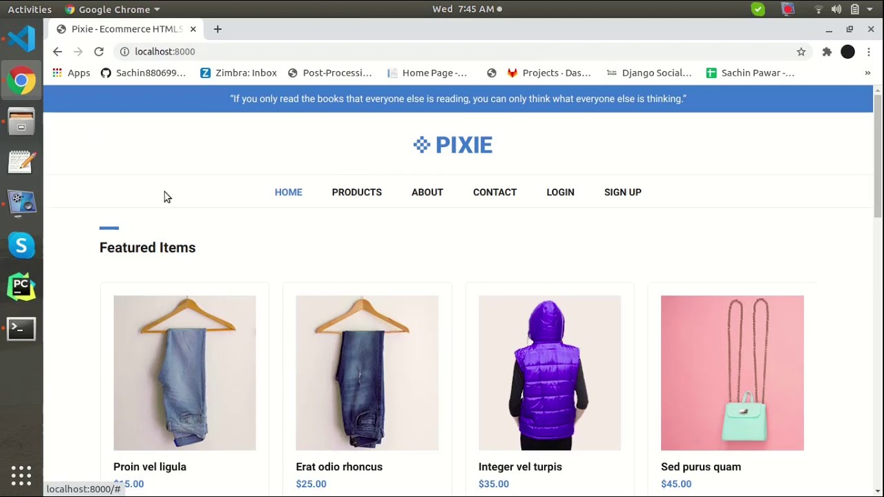 Django Set Logo (Book Store Series )