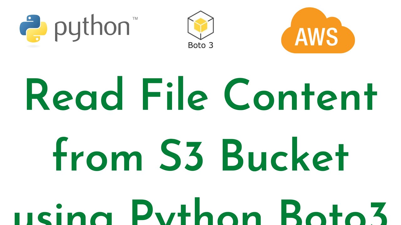 How to Read File Content from AWS S3 Bucket using Python Boto3 | Python for DevOps | Python with AWS