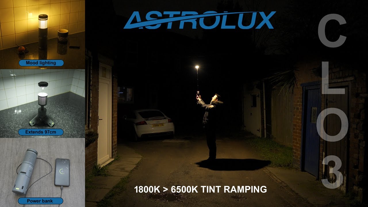 [Review] ASTROLUX CL03 telescopic lantern. 450 lumens | Variable light ...