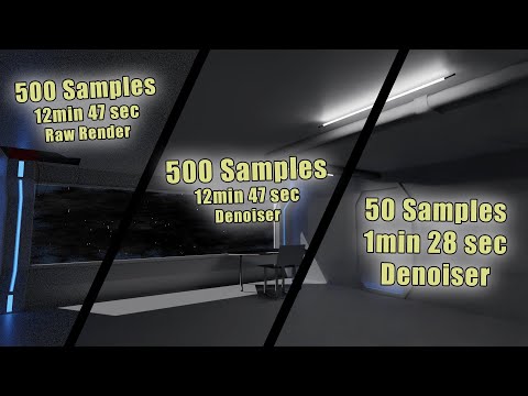 SHORTEN RENDER TIMES - 500 SAMPLES IN 1 MINUTE? - BLENDER 3D TUTORIAL