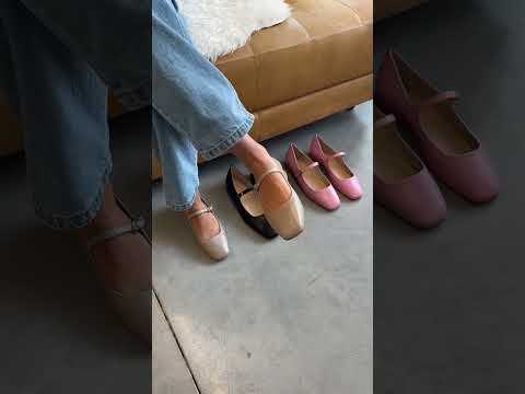 En pointe style, always! The Studio Mary Jane just arrived 🩰 #maryjane #maryjaneflat #sustainable
