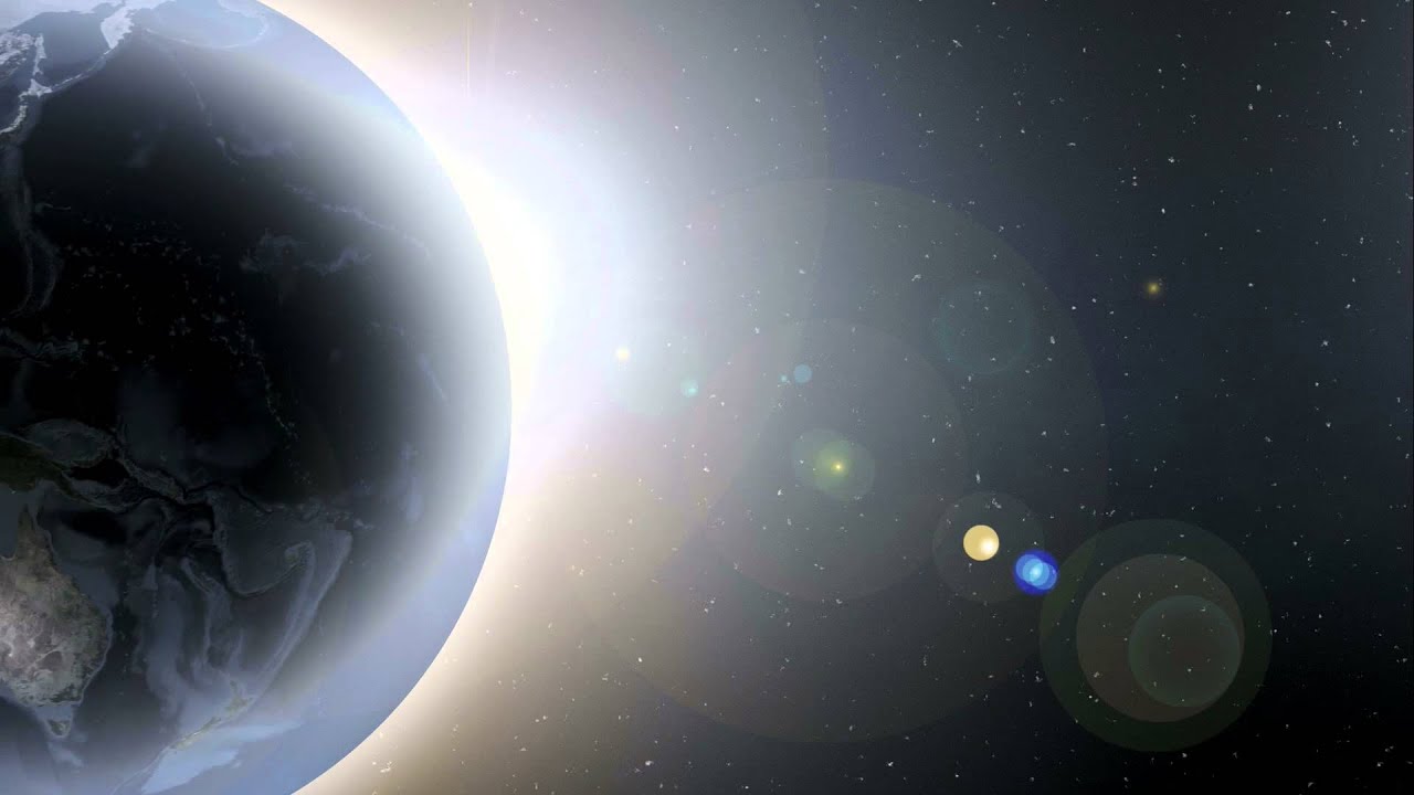 CGI 3D Spinning Earth in Outer Space Stock Video from Storyblocks