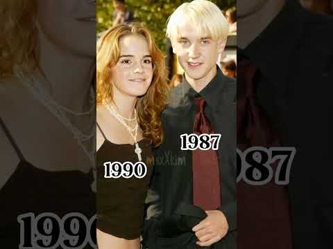 Emma Watson and Tom Felton now vs then.Harry Potter. #harrypotter#tomfeltonedit#tomfelton#emmawatson